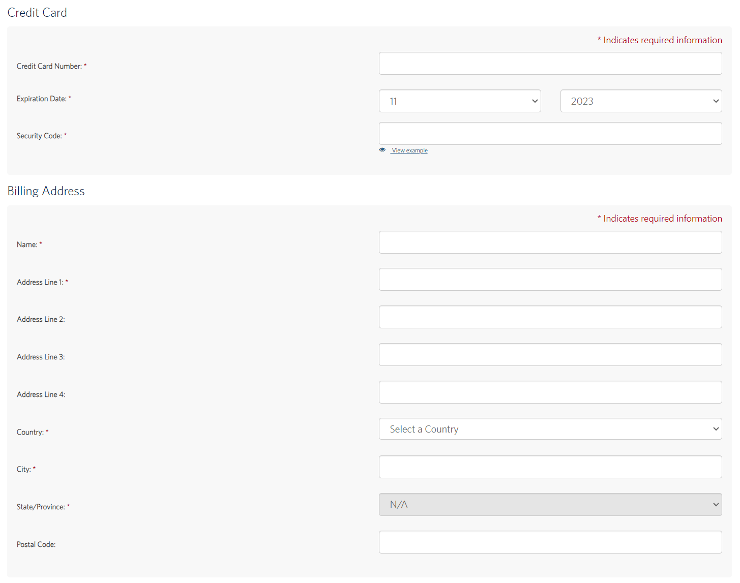 Payment – Vancouver Summer Program